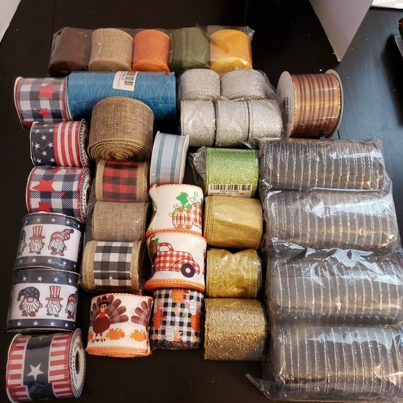 Art | Ribbon Sewing Crafting 52 Pound Box | Poshmark